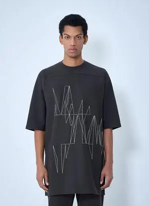 Moncler Rick Owens Jumbo T-shirt - Gray