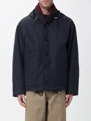 Loewe Cotton Blend Parka With Hood - Blue