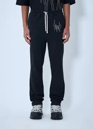 Moncler Rick Owens Elasticated Waist Drawstring Pants - Black