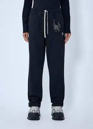 Moncler Rick Owens Elasticated Waist Drawstring Pants - Black