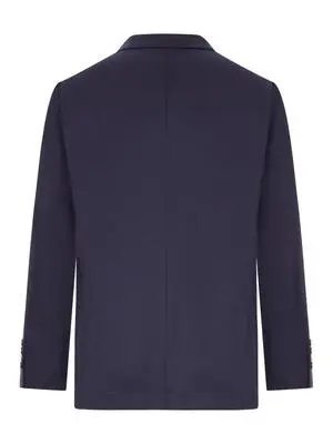 Brunello Cucinelli Cashmere Blazer With Contrasting Lining