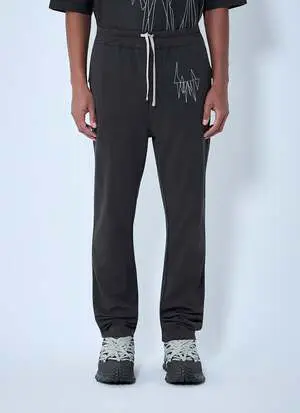 Moncler Rick Owens Elasticated Waist Drawstring Pants - Gray