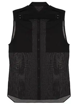 Rick Owens Sleeveless Shirt Jumbo Sl