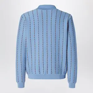 Fendi Cotton Knit Jumper - Blue