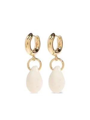 Isabel Marant Étoile Small Hoop Pendant Earrings - Multicolor