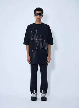Moncler Rick Owens Graphic Embroidered T-shirt