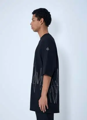 Moncler Rick Owens Graphic Embroidered T-shirt