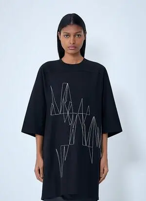 Moncler Rick Owens Graphic Embroidered T-shirt