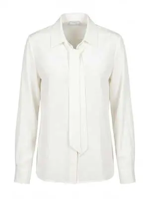 Peserico Silk Pussy Bow Shirt - Multicolor