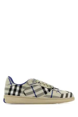Burberry Embroidered Canvas Terrace Sneakers - Multicolor