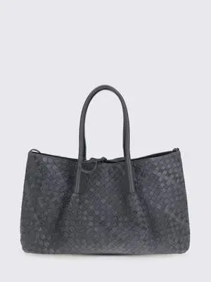 Bottega Veneta Pinacoteca Woven Suede Bag - Blue