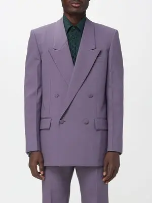 Gucci Wool Double-breasted Jacket - Purple