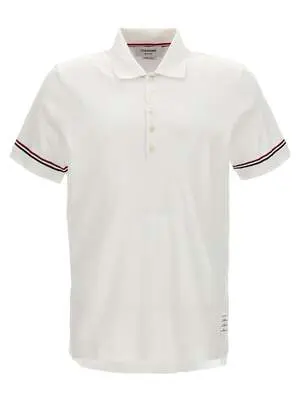 Thom Browne Rwb' Polo Shirt - White
