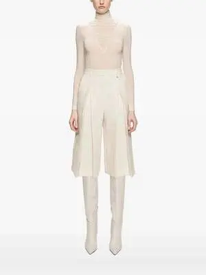 NISSA Lyocell Turtleneck Top - Multicolor
