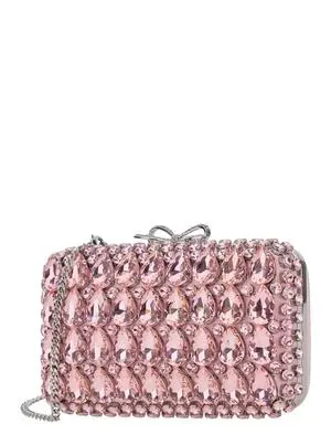 SELF-PORTRAIT Satin Clutch Bag - Multicolor