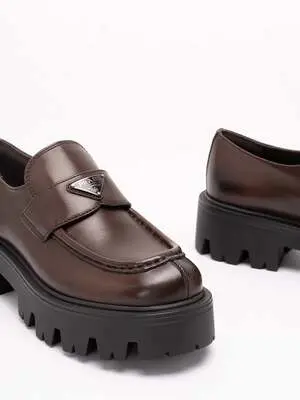 Prada Vintage Leather Loafers