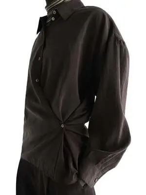 LEMAIRE Straight Collar Twisted Shirt