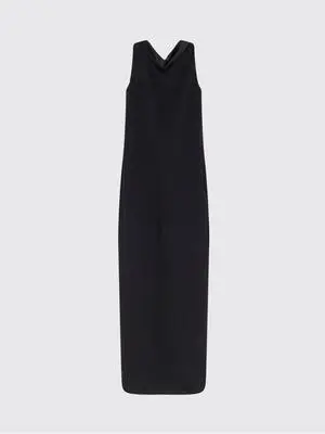 Max Mara Long Polyester Dress - Black