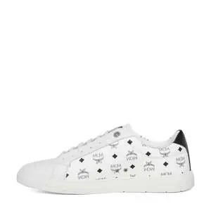 Mcm Printed Canvas Terrain Sneakers