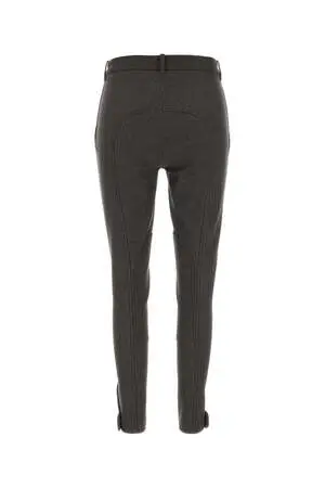 Burberry Embroidered Stretch Cotton Pant