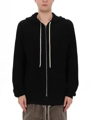 Rick Owens Zipper Hooded Shirt