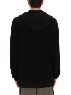 Rick Owens Zipper Hooded Shirt