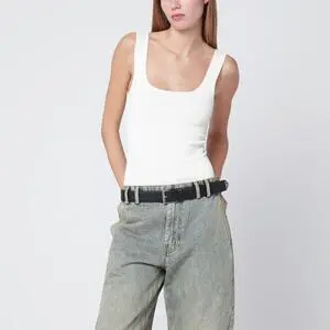 ENTIRE STUDIOS Viscose-blend Top - White