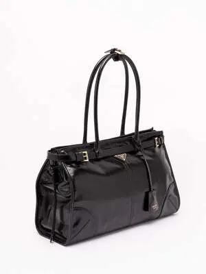 Prada Bonnie Large Leather Bag - Multicolor