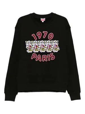 Kenzo Embroidered Sweatshirt - Black