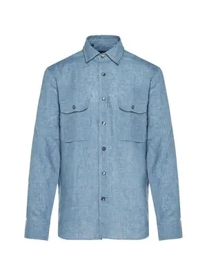 Brioni Linen Shirt - Multicolor