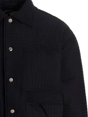 Khrisjoy Chore Quilted Stripes' Down Jacket