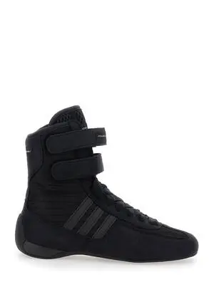 Stella McCartney Stella Mccartney Women 'Rasant' Black Sneakers With Strap Closure And Logo Detail On The Side In Tech Fabric Woman Multicolor