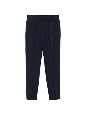 Brioni BRIONI Pienza Cotton And Linen Trousers Multicolor