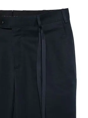 Brioni Pienza Cotton And Linen Trousers - Multicolor