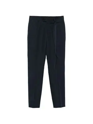 Brioni Pienza Cotton And Linen Trousers - Multicolor
