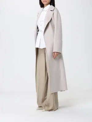 Max Mara Poldo Wool Coat - Cream