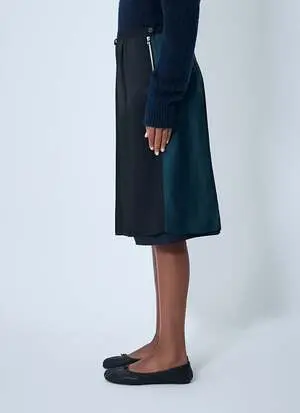 MAISON MARGIELA Contrast Panel Midi Skirt