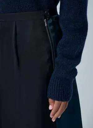 MAISON MARGIELA Contrast Panel Midi Skirt