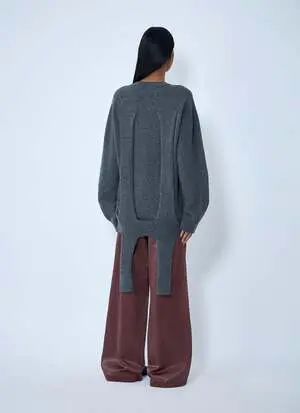 Issey Miyake Oversized Knit Sweater