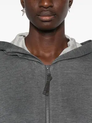 Brunello Cucinelli Cotton And Silk Hooded Cardigan - Multicolor