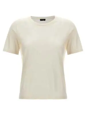 Kiton Silk Cashmere T-shirt - White