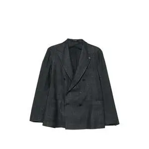 Tagliatore Textured Double-breasted Blazer
