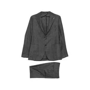 Tagliatore Grey Suits Single Breasted Suits - Gray