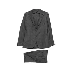 Tagliatore Grey Suits Single Breasted Suits - Gray