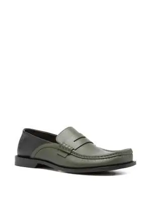 Loewe Campo Leather Loafers