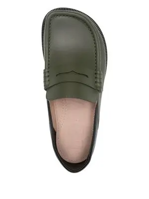 Loewe Campo Leather Loafers