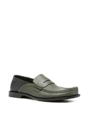 Loewe Campo Leather Loafers