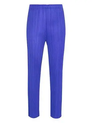 Issey Miyake Pleated Trousers - Blue