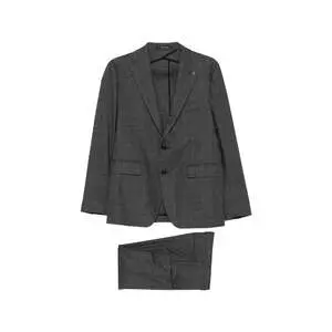 Tagliatore Grey Suits Single Breasted Suits - Gray