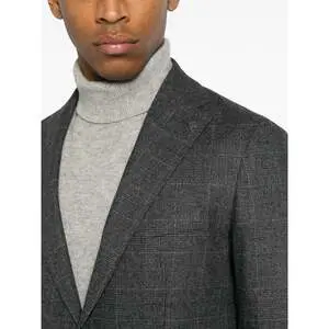 Tagliatore Grey Suits Single Breasted Suits